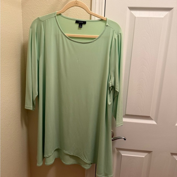 Alfani | Tops | Alfani Womens Light Green Tunic Top | Poshmark